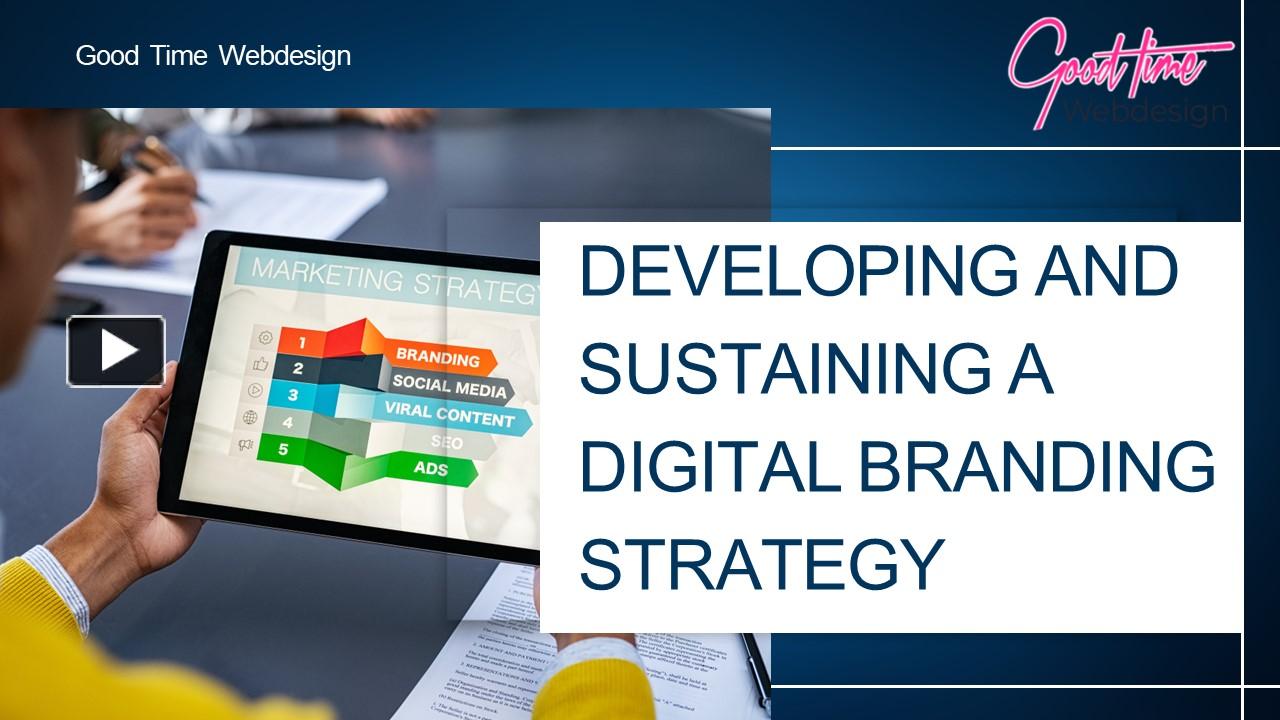 PPT – Developing and Sustaining a Digital Branding Strategy PowerPoint presentation | free to ...