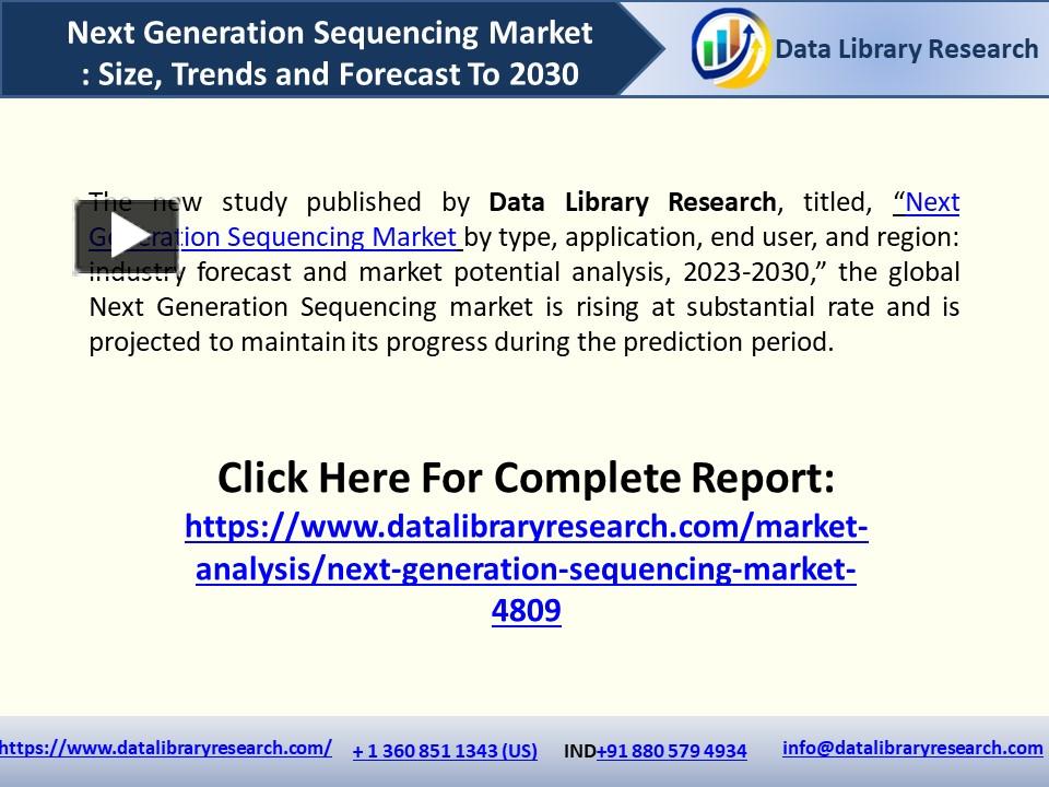 Global NGS Market Size, Segmentation, Trends and Growth Analysis Forecast by 2030 presentation ...