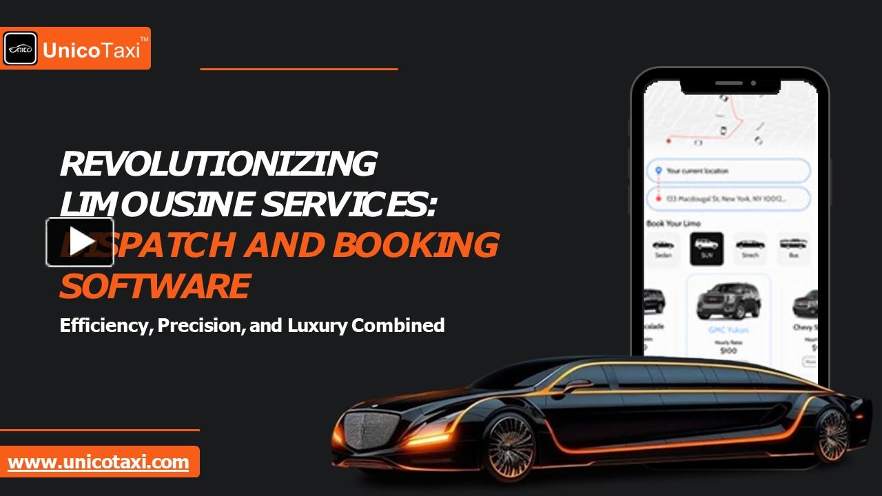 Limousine Dispatch and Booking Software presentation | free to download
