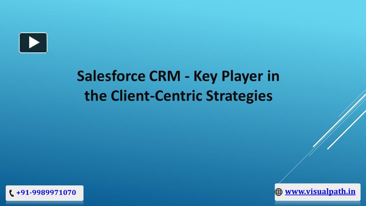 Ppt Salesforce Training In Hyderabad Salesforce Crm Online Training