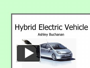 Hybrid Electric Vehicle presentation | free to view