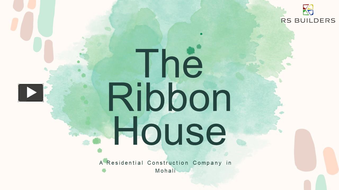 Ribbon House - Built by a Residential Construction Company in Mohali | RS Builders presentation ...