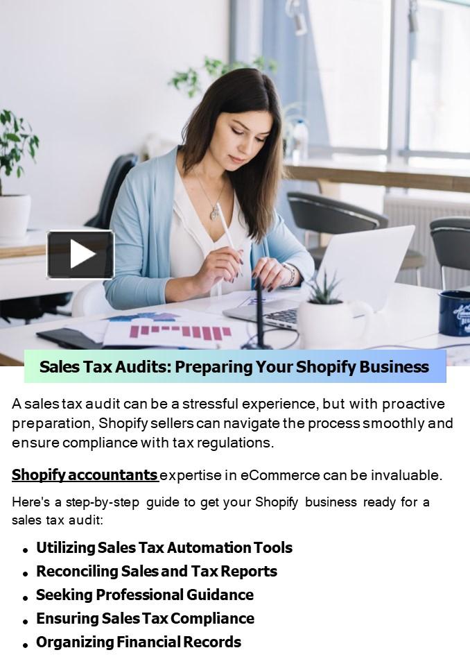 PPT – Sales Tax Audits: Preparing Your Shopify Business PowerPoint presentation | free to ...