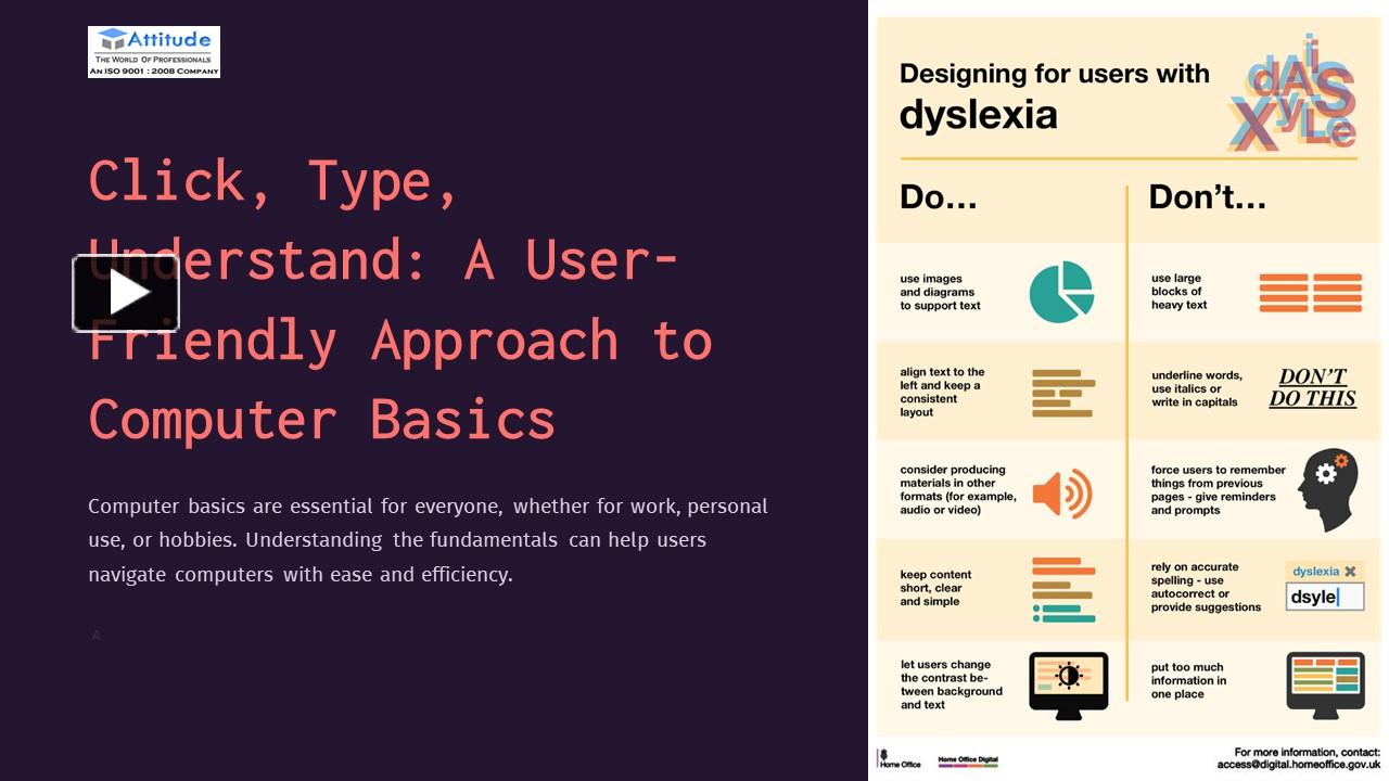 Click-Type-Understand-A-User-Friendly-Approach-to-Computer-Basics presentation | free to download