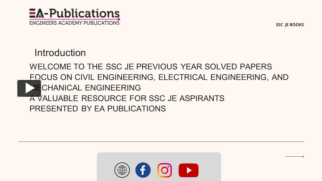 PPT – The most effective SSC JE Previous year solved paper PowerPoint presentation | free to ...