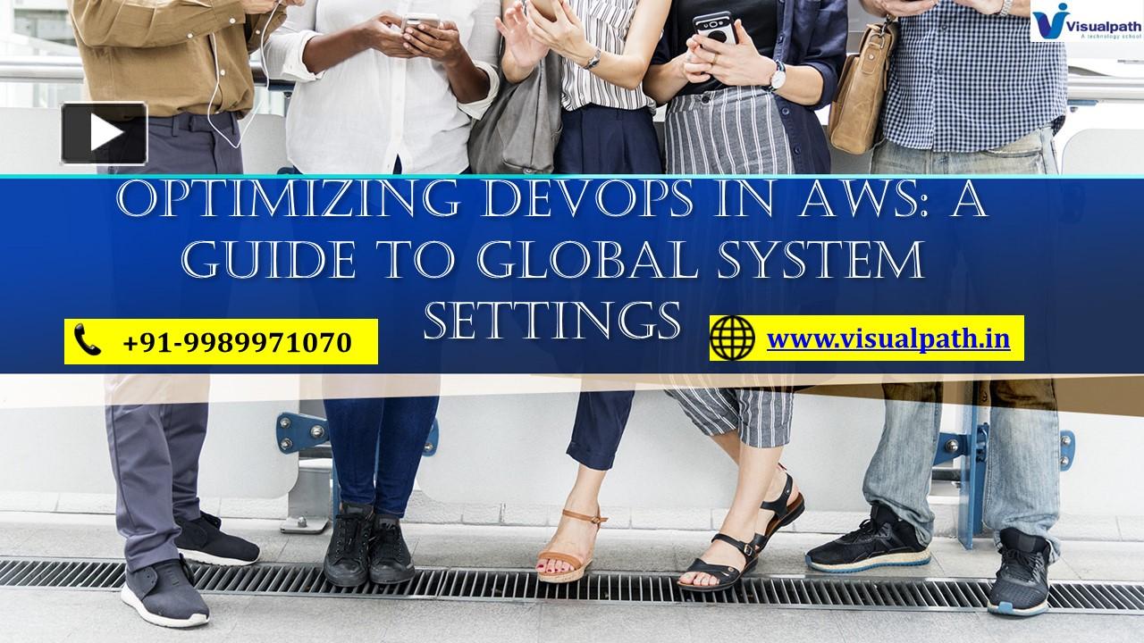 Devops Training Institute In Hyderabad Devops Online Training Presentation Free To Download