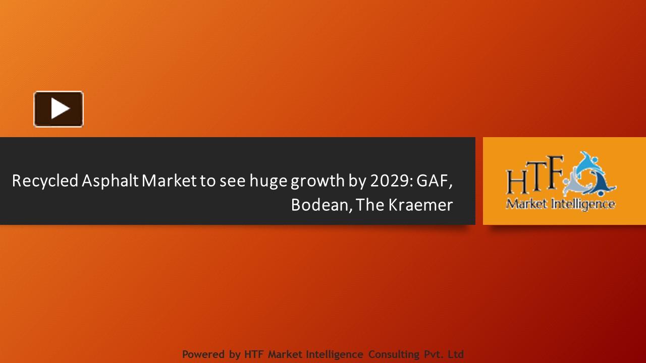 PPT – Recycled Asphalt Market to see huge growth by 2029 PowerPoint presentation | free to ...