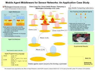 Mobile Agent Middleware for Sensor Networks: An Application Case Study presentation | free to ...