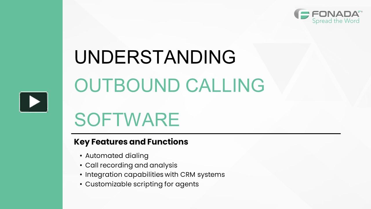 PPT – Understanding Outbound Calling Software PowerPoint presentation | free to download - id ...