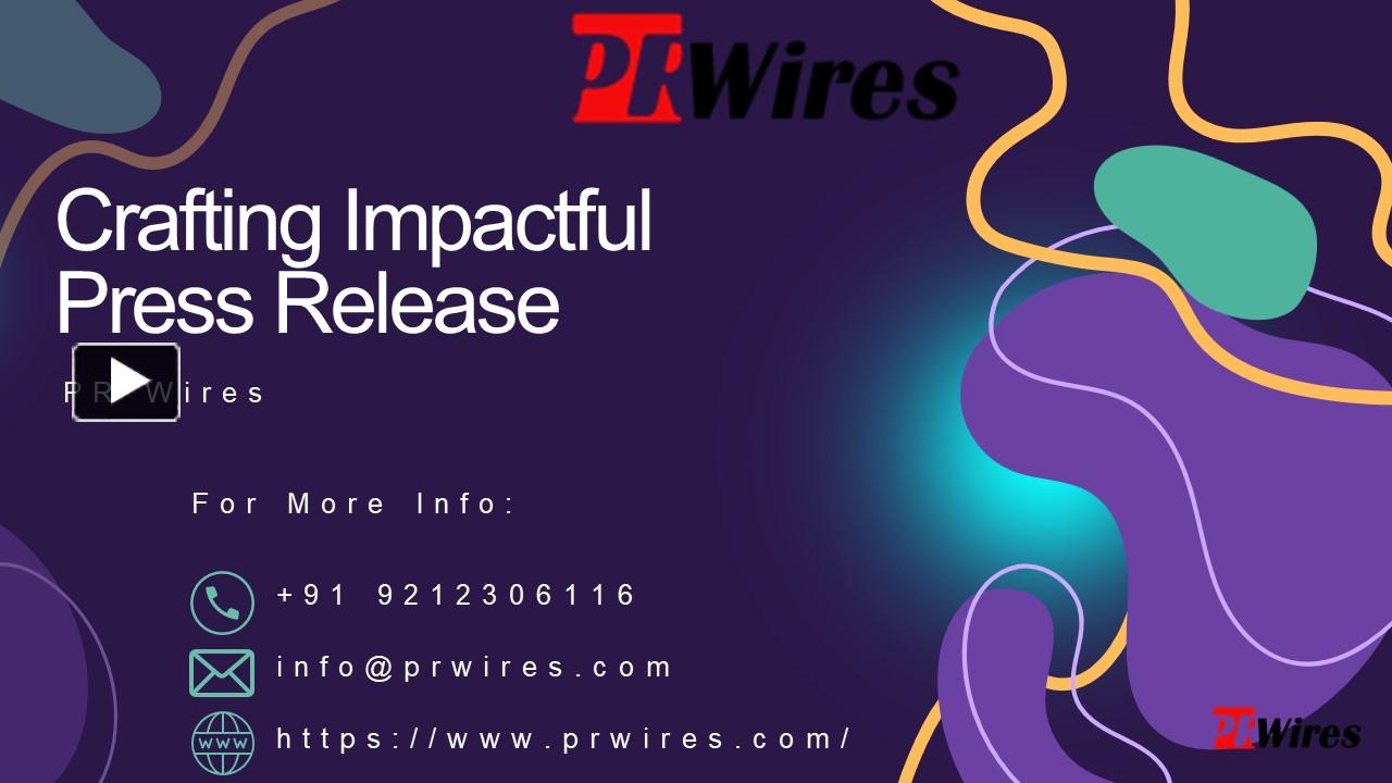 PPT – PR Wires Amplifying Your Message with Unrivaled Expertise PowerPoint presentation | free ...