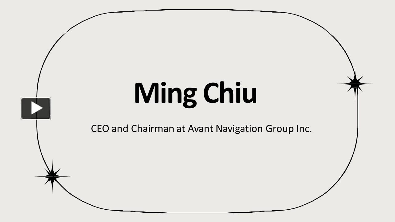 Ming Chiu - A Growth-Oriented Executive - New York presentation | free to download