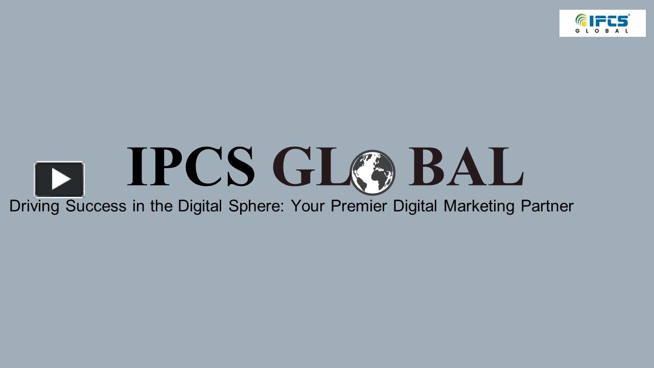 PPT – ipcs global PowerPoint presentation | free to download - id: 9869ad-YzM0M