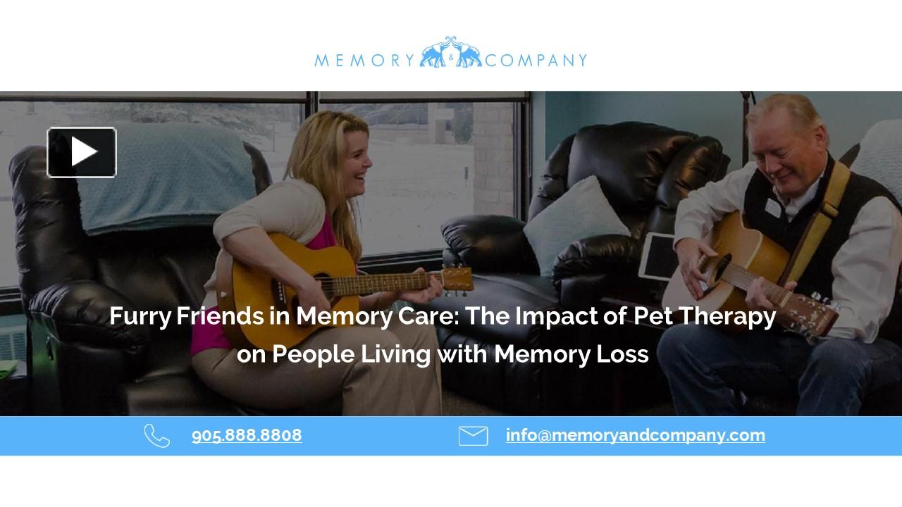 Furry Friends in Memory Care: The Impact of Pet Therapy on People ...