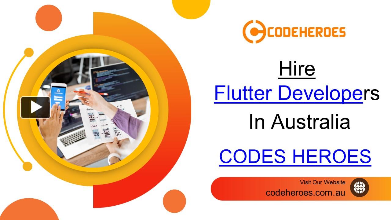 Hire Flutter Developers In Australia Codes Heroes presentation | free to download