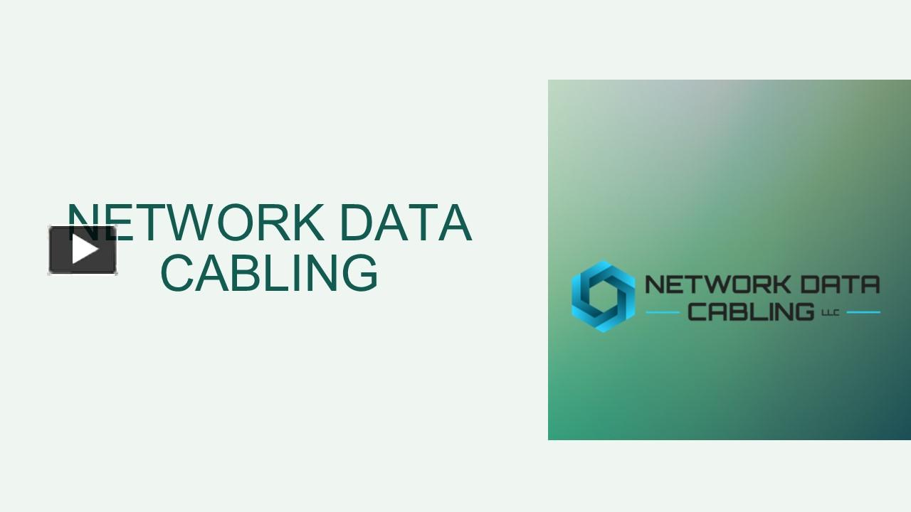 Ppt Cable Installation Contractor Network Data Cabling Powerpoint Presentation Free To