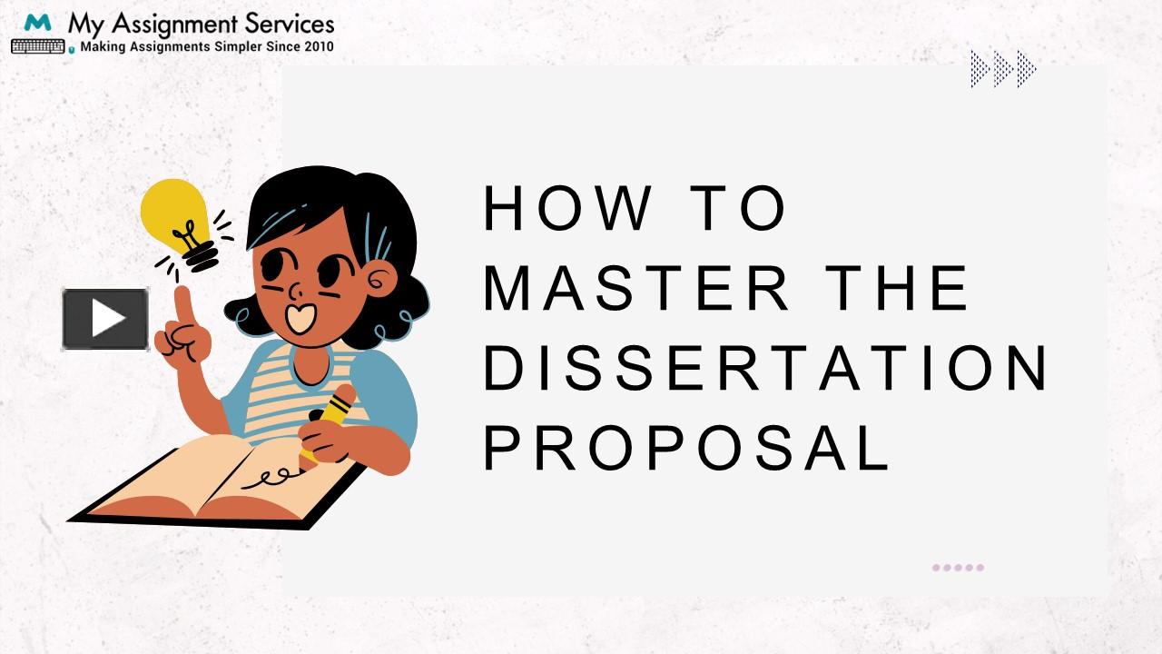 Ppt Mastering Your Dissertation Proposal Tips And Tricks For Success