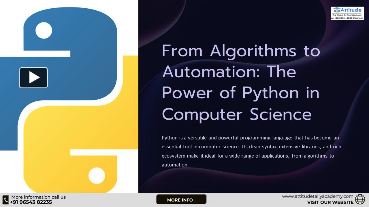 PPT – The-Power-of-Python-in-Computer-Science PowerPoint presentation ...