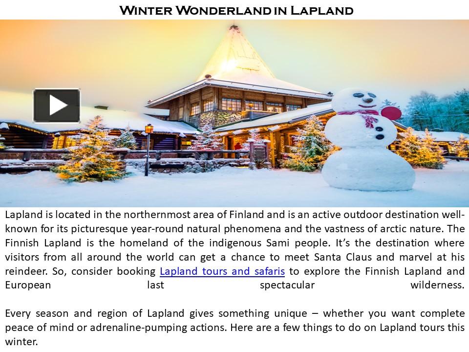 PPT – Winter Wonderland in Lapland PowerPoint presentation | free to ...