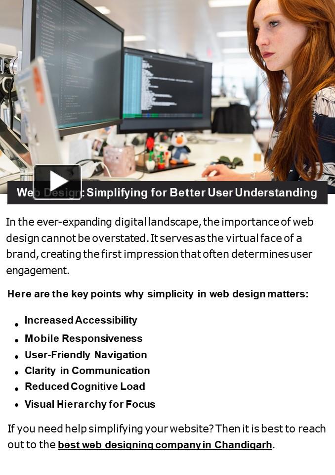 Ppt Web Design Simplifying For Better User Understanding Powerpoint Presentation Free To