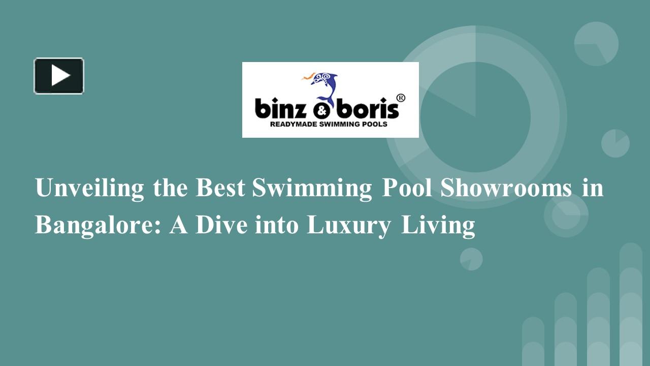 PPT – Unveiling the Best Swimming Pool Showrooms in Bangalore: A Dive into Luxury Living ...