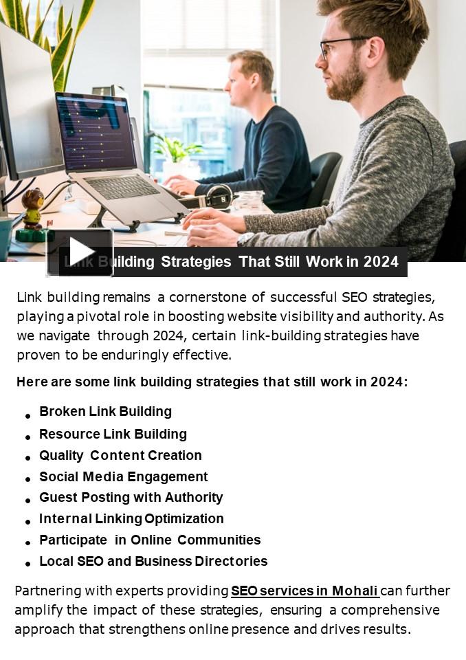 PPT – Link Building Strategies That Still Work in 2024 PowerPoint presentation | free to ...