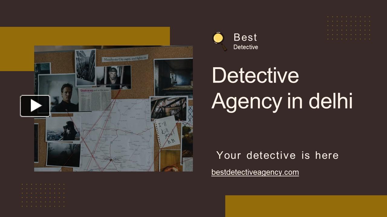 PPT – Best Detective Agency PowerPoint presentation | free to download ...