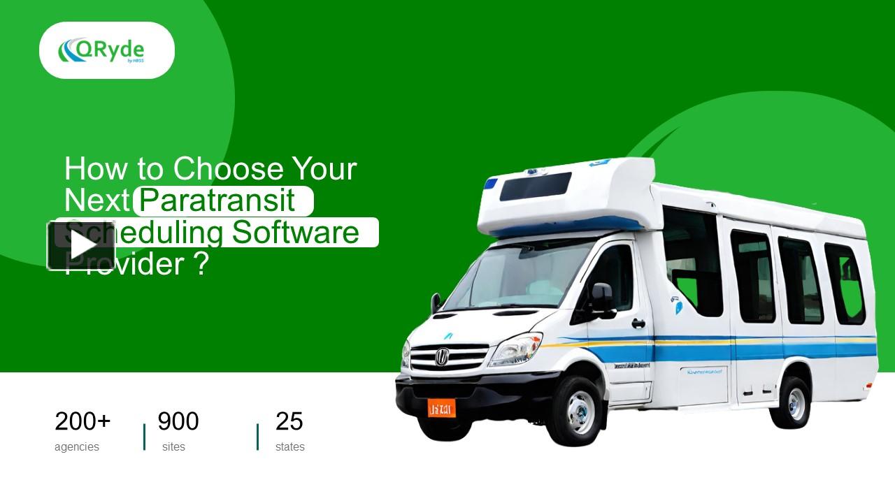 PPT – How to Choose Your Next Paratransit Scheduling Software Provider ? PowerPoint presentation ...