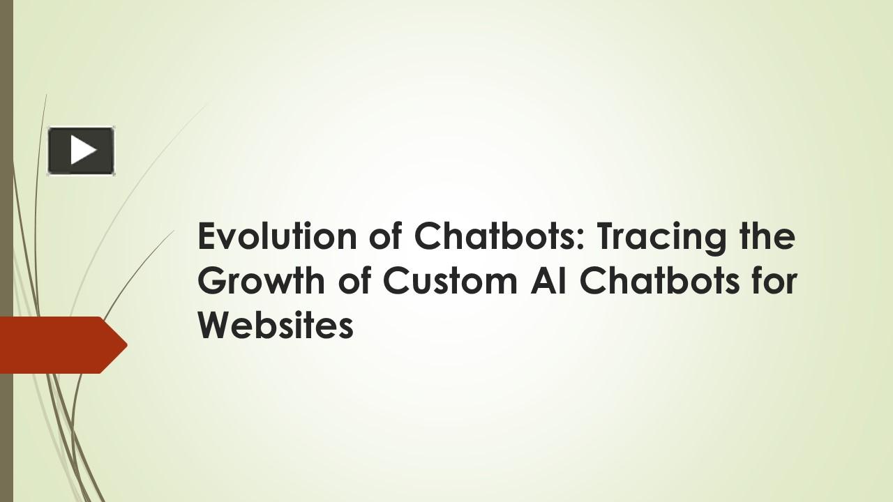 Evolution of Chatbots: From Custom AI Chatbots and AI Chatbots for ...