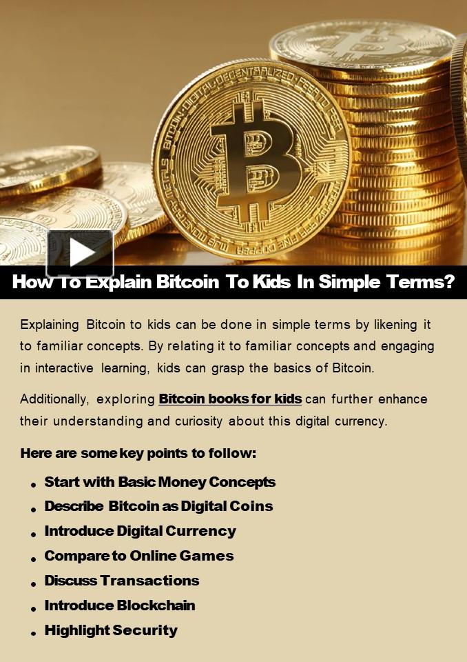 PPT – How To Explain Bitcoin To Kids In Simple Terms? PowerPoint presentation | free to download ...