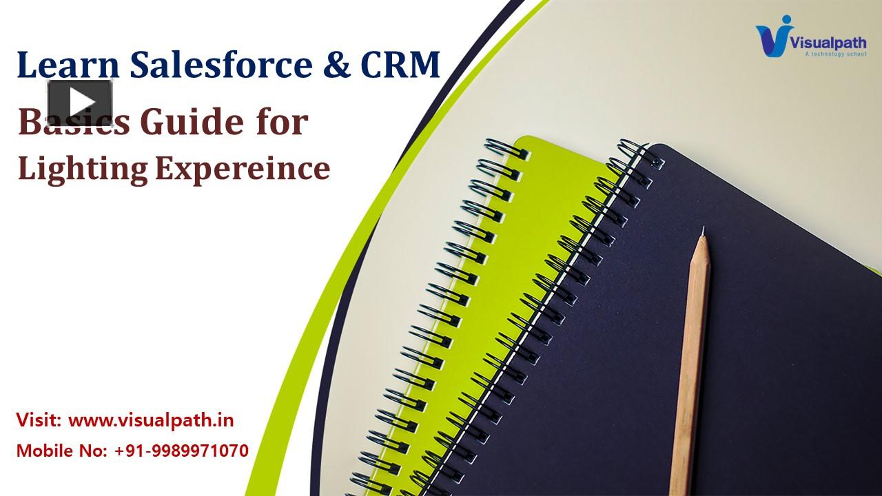 Salesforce Crm Online Training Salesforce Training In Hyderabad 1 Presentation Free To