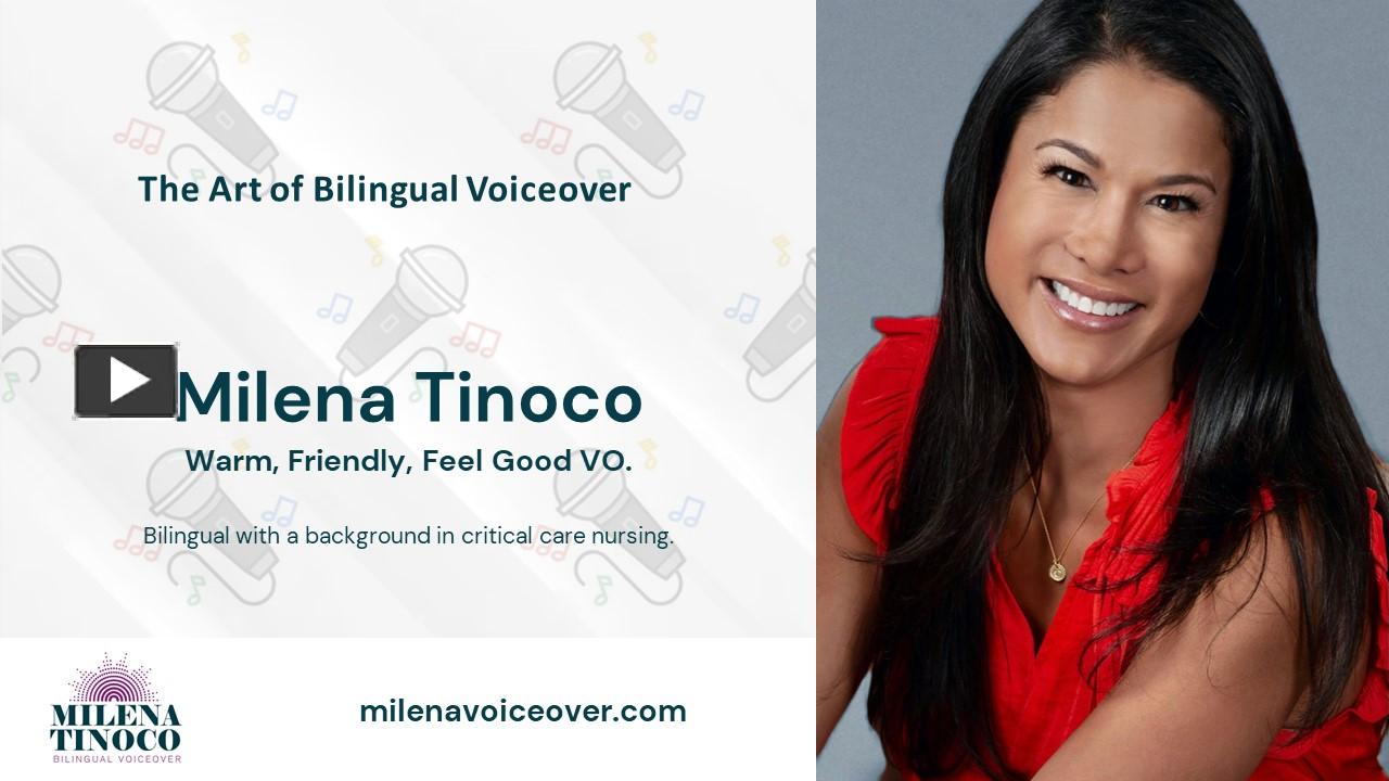 The Art of Bilingual Voiceover presentation | free to download