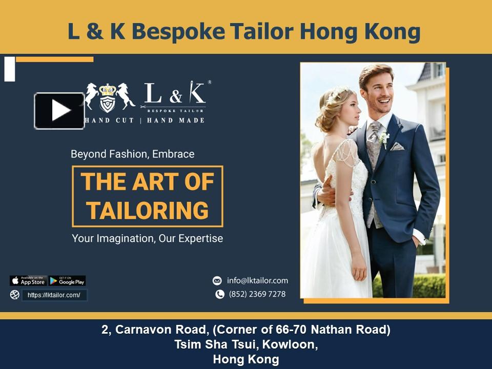 PPT – Custom Suit Online | L & K Bespoke Tailor PowerPoint presentation | free to download - id ...
