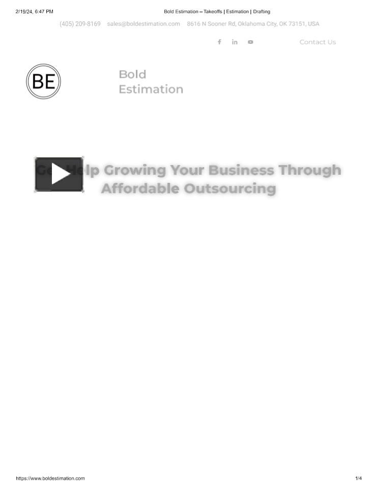 Bold Estimation (1) presentation | free to download