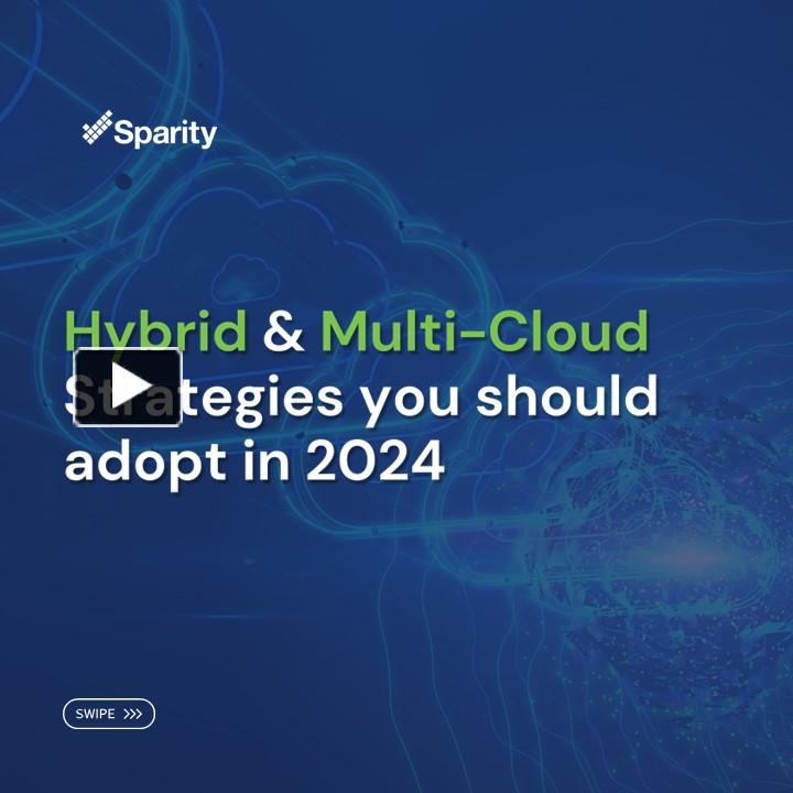 Hybrid and Multi Cloud Strategies you should adopt in 2024 presentation | free to download
