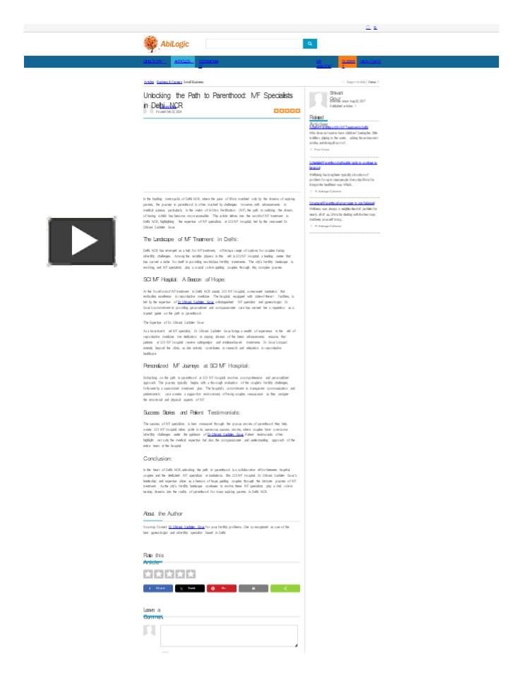 PPT – Unlocking the Path to Parenthood: IVF Specialists in Delhi NCR PowerPoint presentation ...