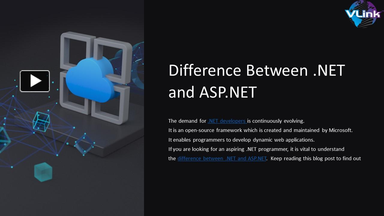 PPT – Difference Between .NET and ASP.NET.pptx PowerPoint presentation | free to download - id ...