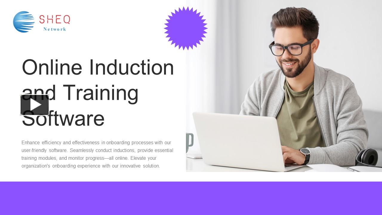 Best Safety Online Induction and Training Software presentation | free to download