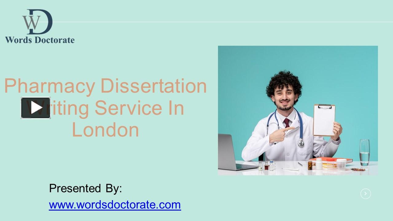 PPT – Pharmacy Dissertation Writing Service In London, UK PowerPoint presentation | free to ...
