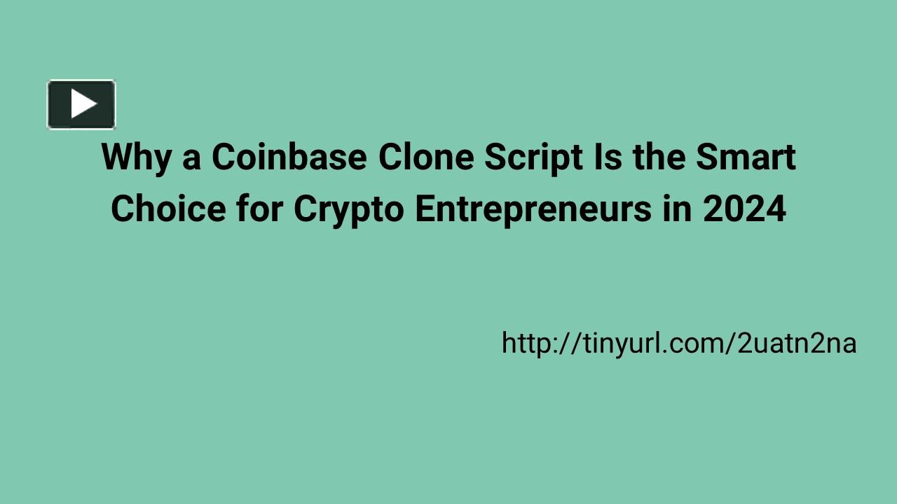 Ppt Why A Coinbase Clone Script Is The Smart Choice For Crypto
