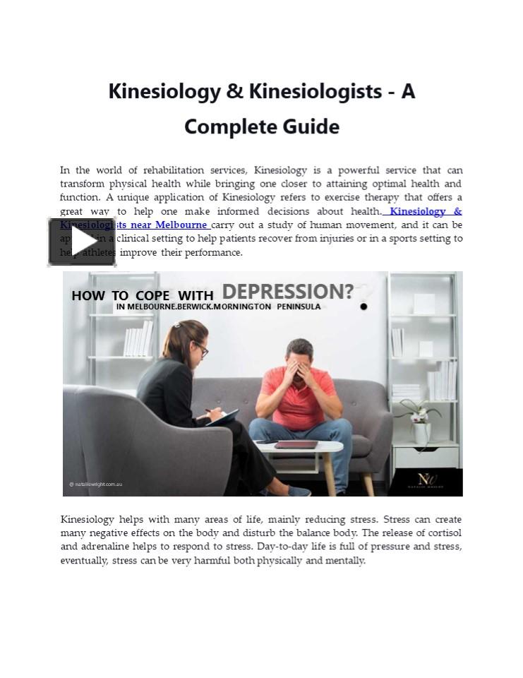 PPT – Kinesiology & Kinesiologist - Exploring the Science of Human Wellness PowerPoint ...
