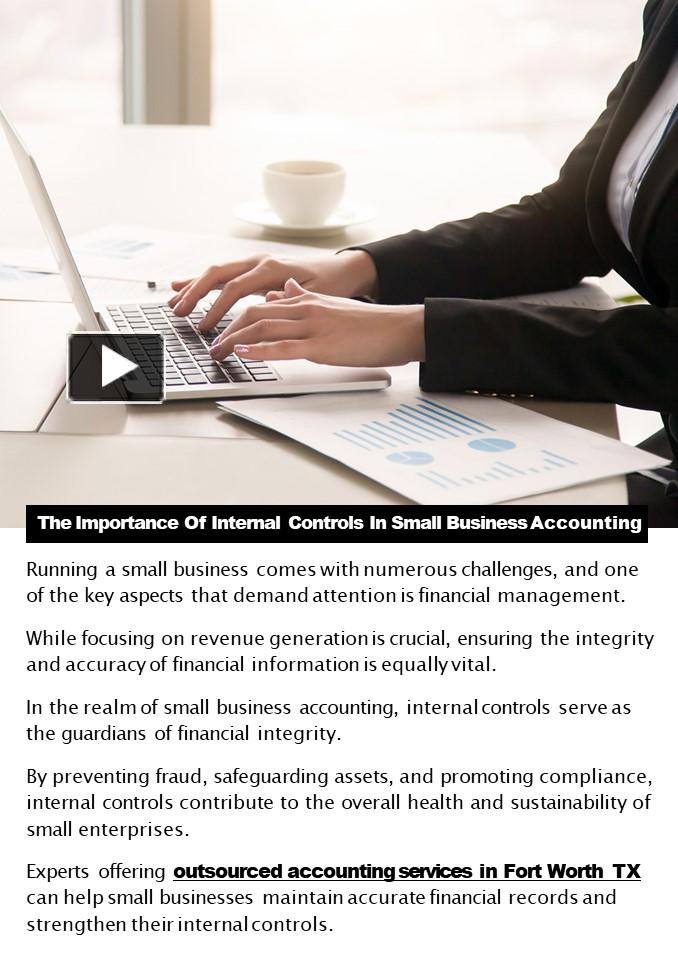 PPT – The Importance Of Internal Controls In Small Business Accounting PowerPoint presentation ...