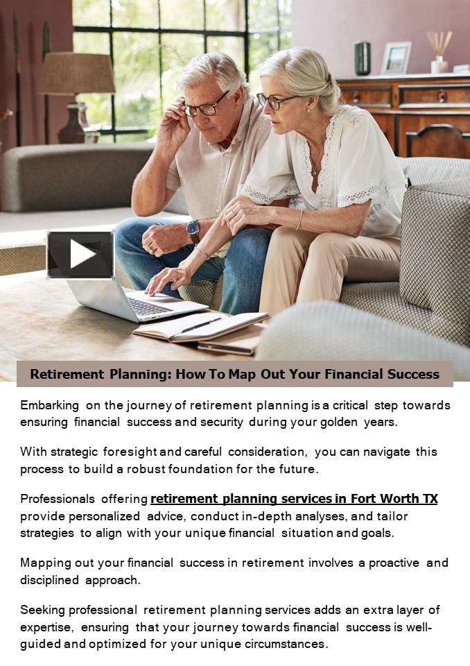 PPT – Retirement Planning: How To Map Out Your Financial Success PowerPoint presentation | free ...