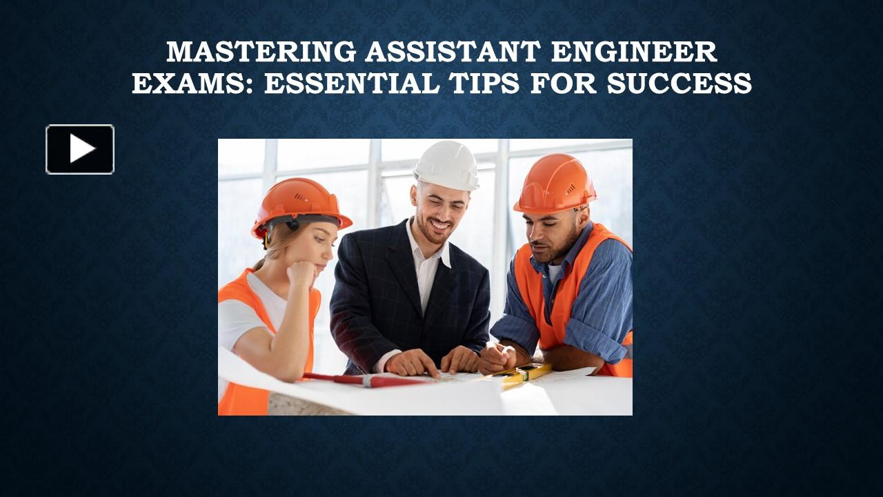 PPT – Mastering Assistant Engineer Exams: Essential Tips for Success PowerPoint presentation ...