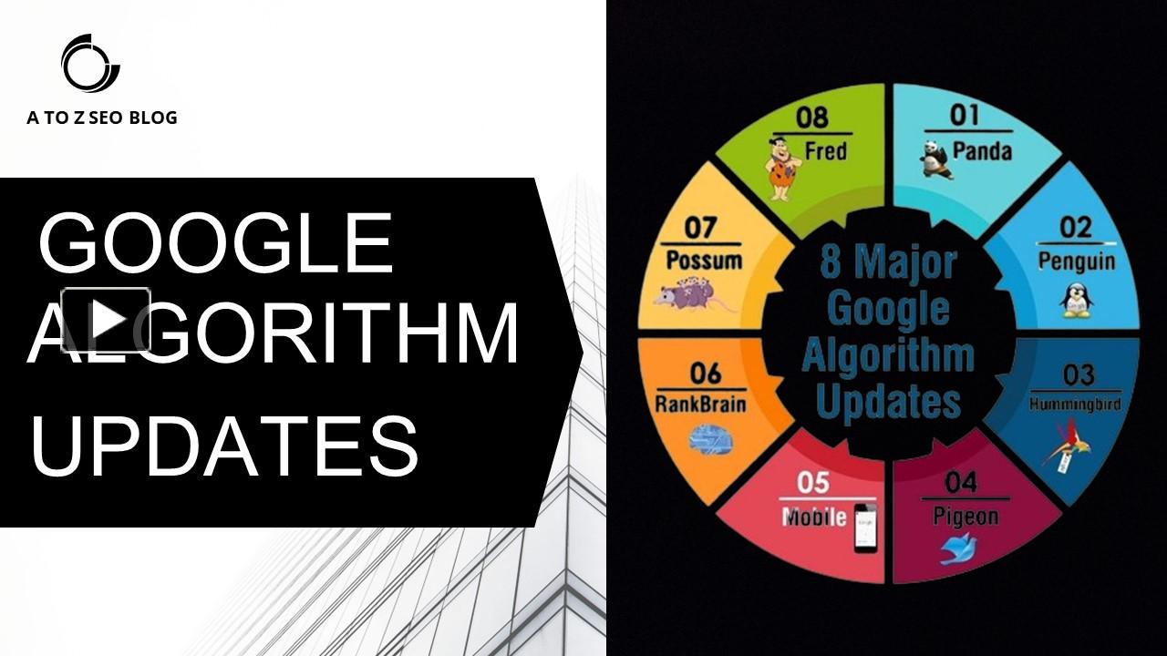 Google Algorithms presentation | free to download