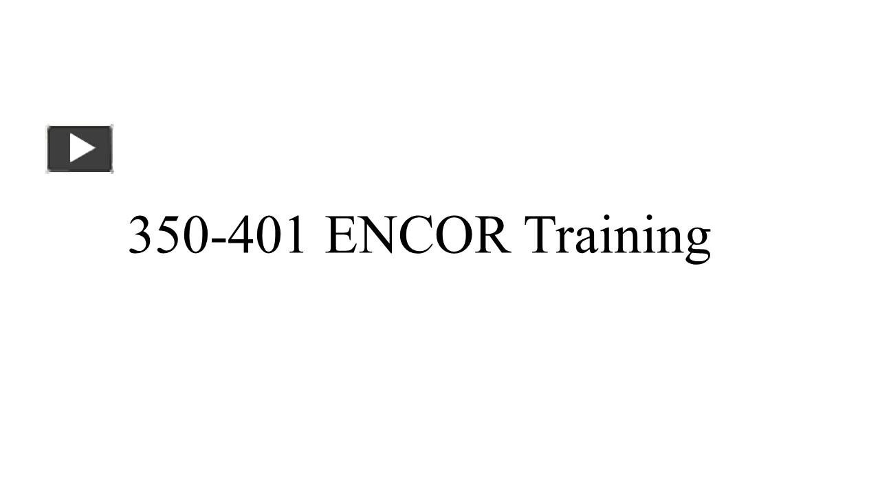 350-401 ENCOR Training presentation | free to download