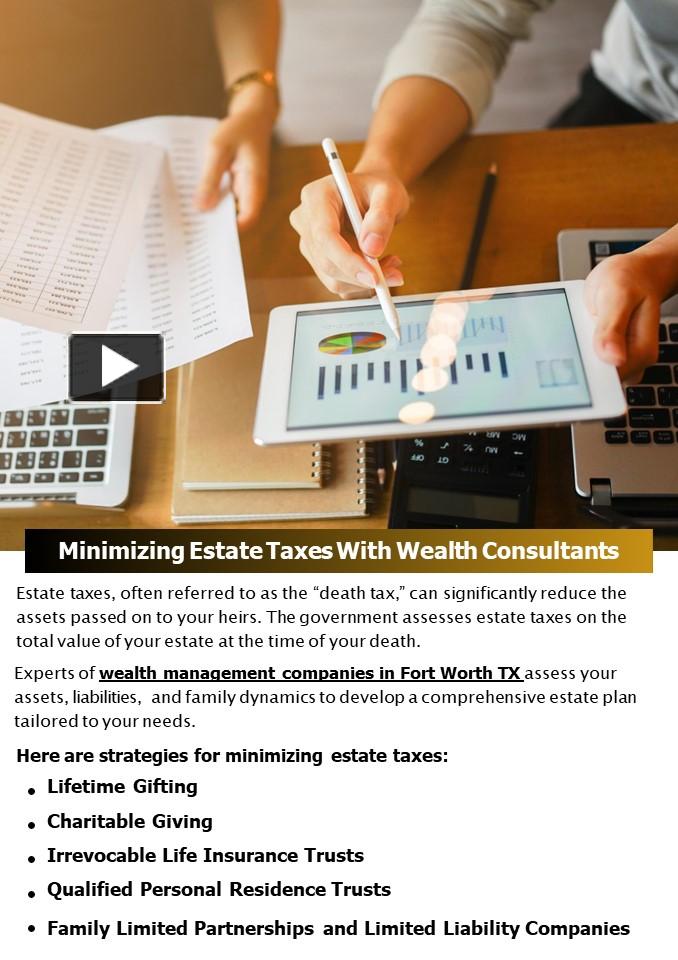 PPT – Minimizing Estate Taxes with Wealth Consultants PowerPoint presentation | free to download ...