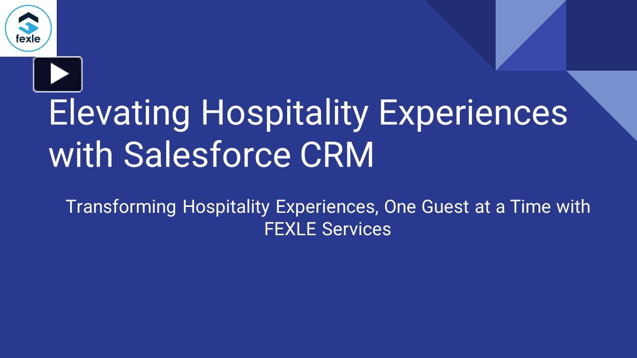 PPT – Elevate Your Guest Experience with Salesforce CRM PowerPoint presentation | free to ...