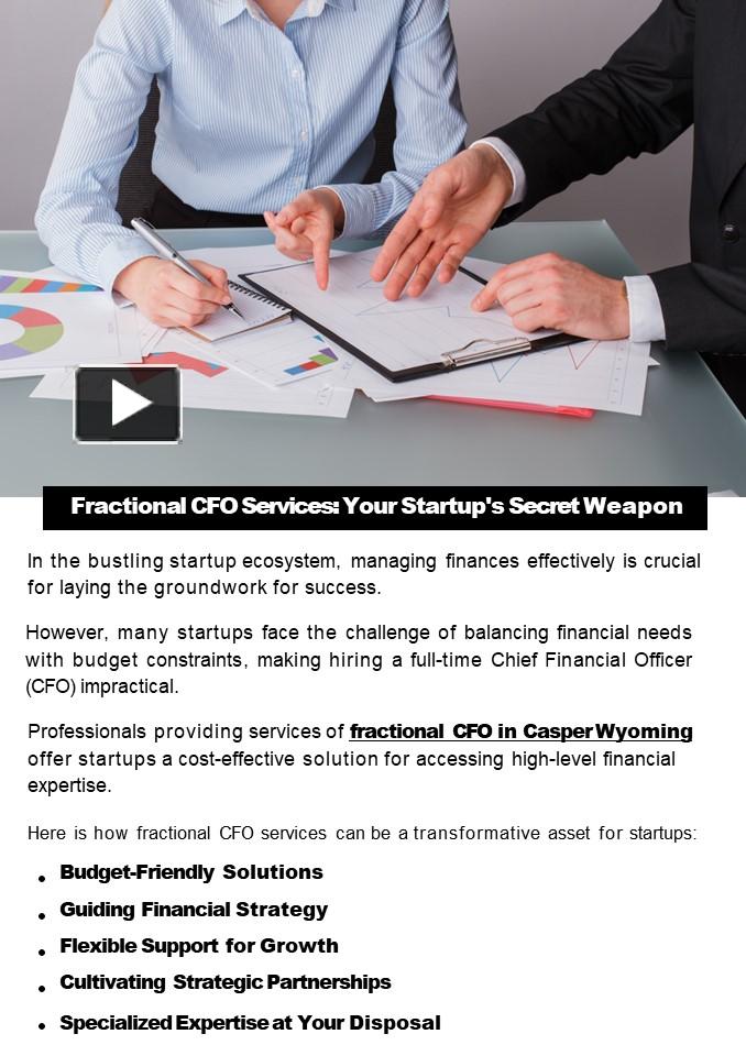 PPT – Fractional CFO Services: Your Startup's Secret Weapon PowerPoint presentation | free to ...
