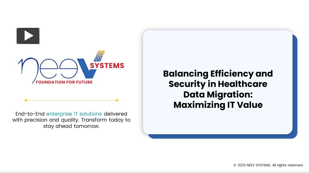 Balancing Efficiency And Security In Healthcare Data Migration ...