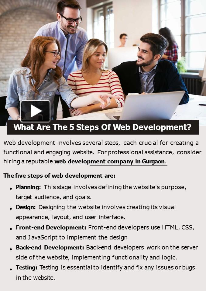 PPT – What are the 5 steps of web development? PowerPoint presentation | free to download - id ...